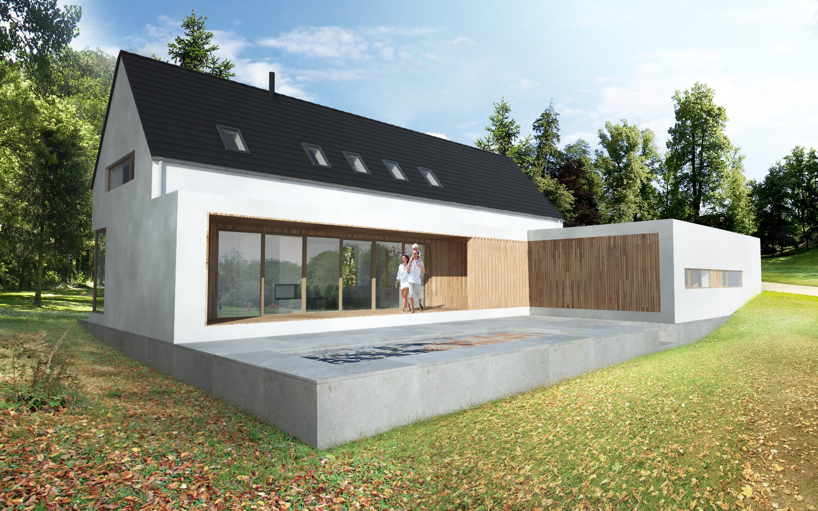 Moderní vesnický dům